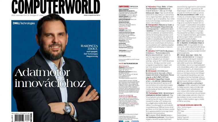 Rakoncza Zsolt: Adatmotor innovációhoz - megjelent a Computerworld ...