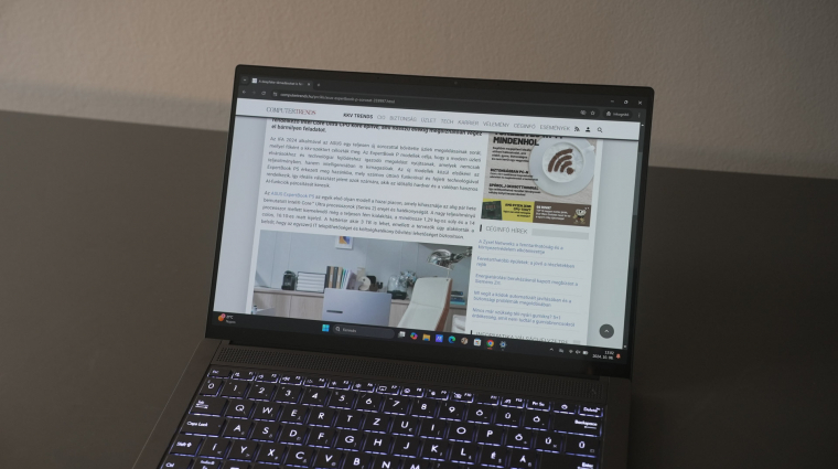 Az AI notebook, ami tényleg egy teljes napig bírja szusszal ...